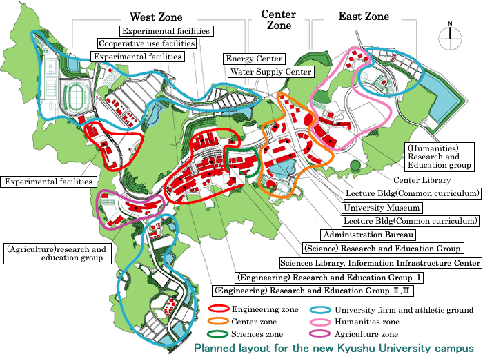 Kyushu University New Campus | Organization for Promotion Academic City ...